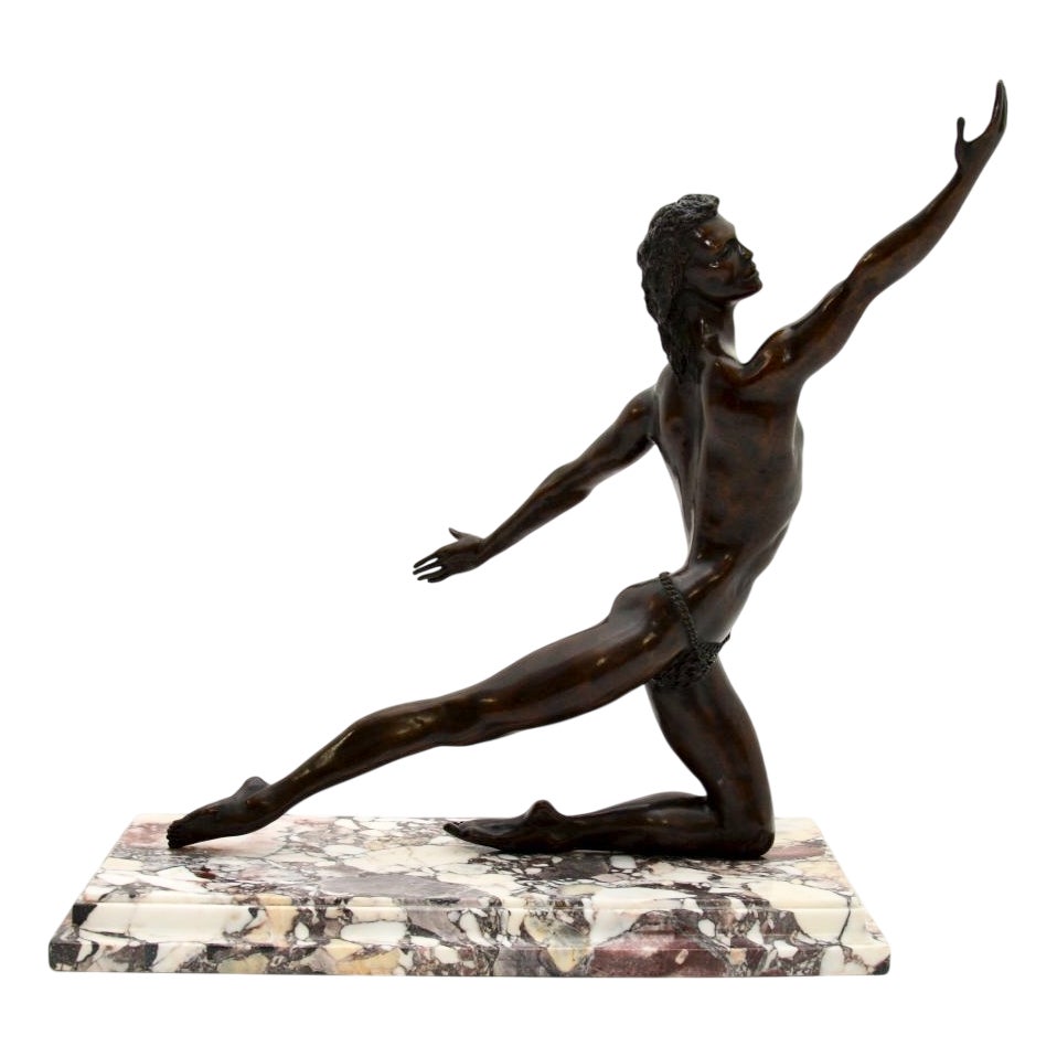 Tom Merrifield, Sebastian, 2010, Bronze on Marble Base | Chairish