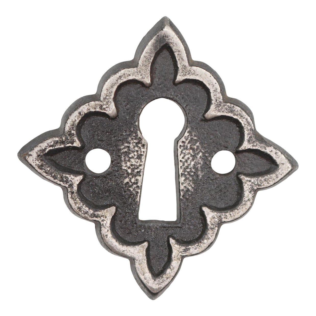 Vintage 1.875 In. Cast Iron Arts & Crafts Door Keyhole Cover | Chairish