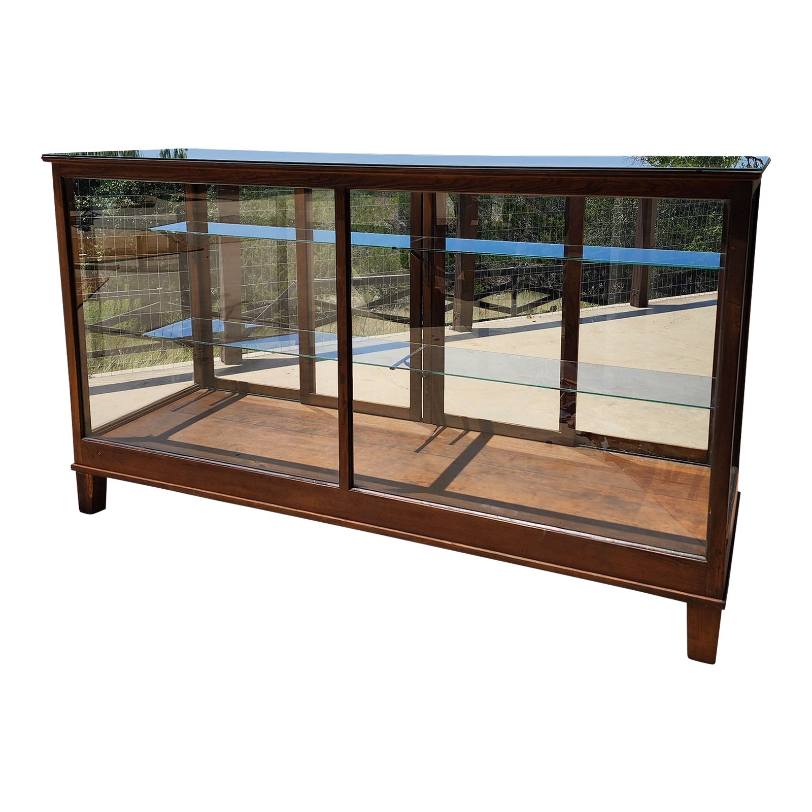 Antique Mercantile Display Case | Chairish