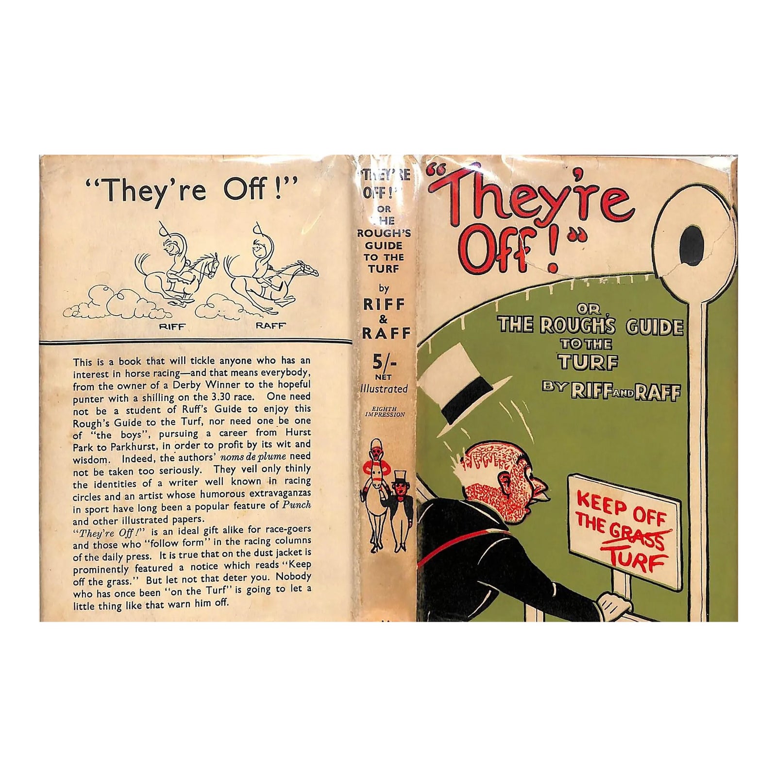 "They're Off! Or the Rough's Guide to the Turf" Riff & Raff | Chairish