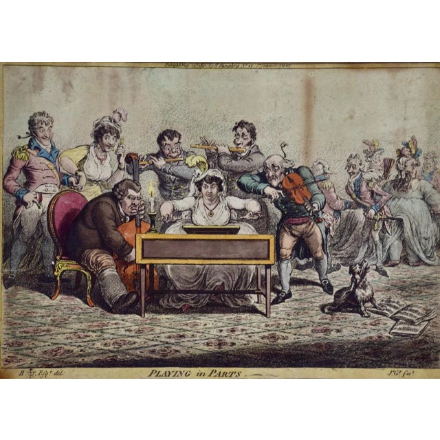 James Gillray "Playing in Parts": A 19th Century James Gillray Hand ...