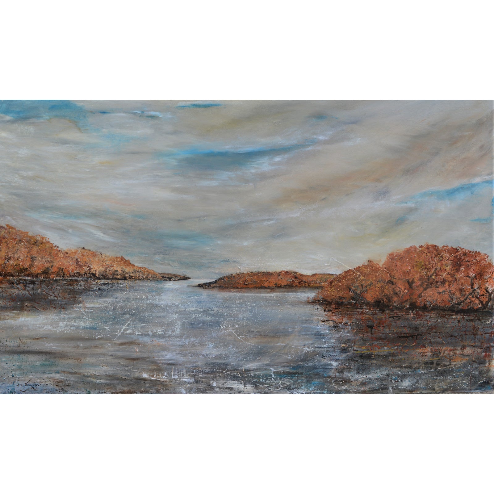 "A Generous Display of Colour" Contemporary English Landscape Oil ...