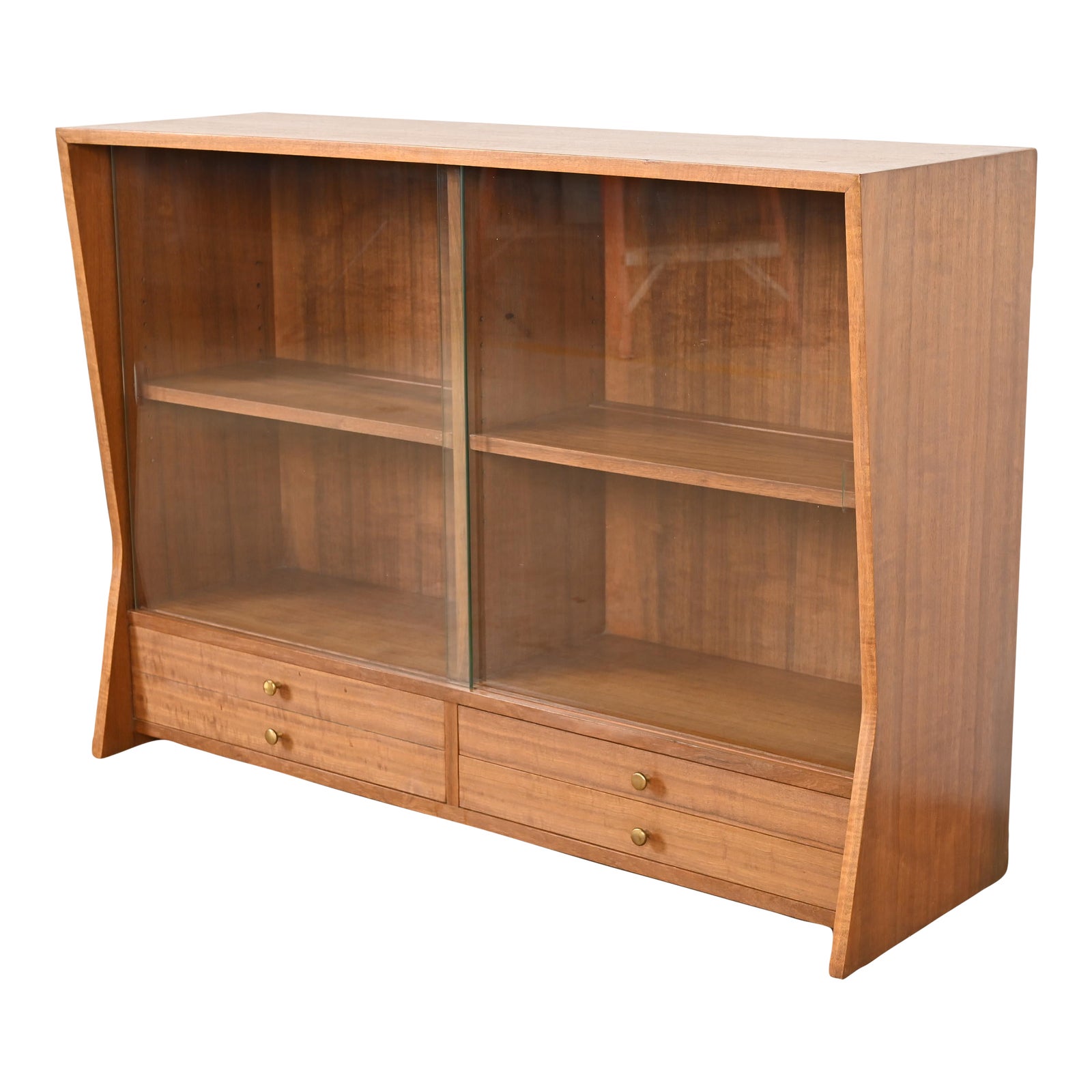 George Nakashima East Indian Laurel Wood Bookcase or Hutch for ...