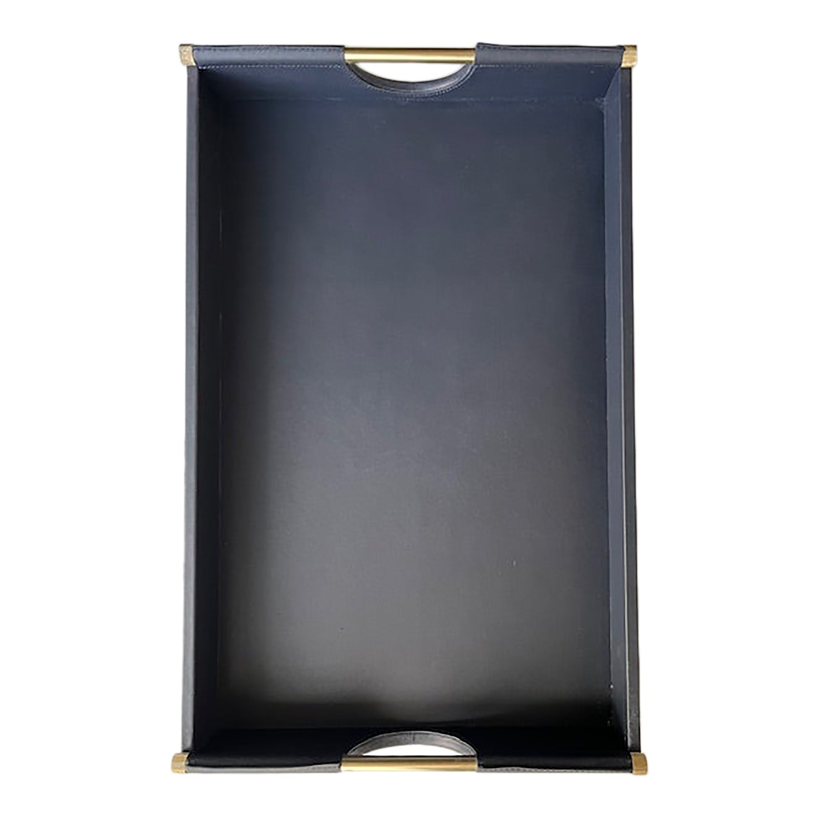 Ralph Lauren Leather Tray | Chairish