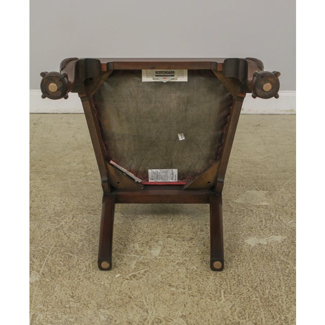 Set of 8 Henkel Harris Model 112 Clawfoot Mahogany Dining Room Chairs ...