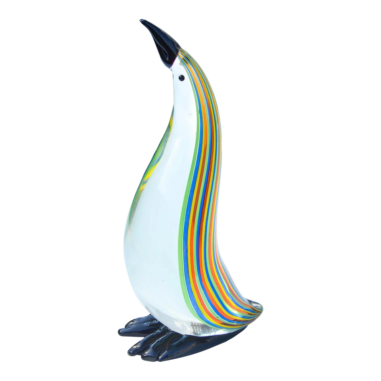 Mid-Century Licio Zanetti Murano Italian Art Glass Penguin Figurine ...
