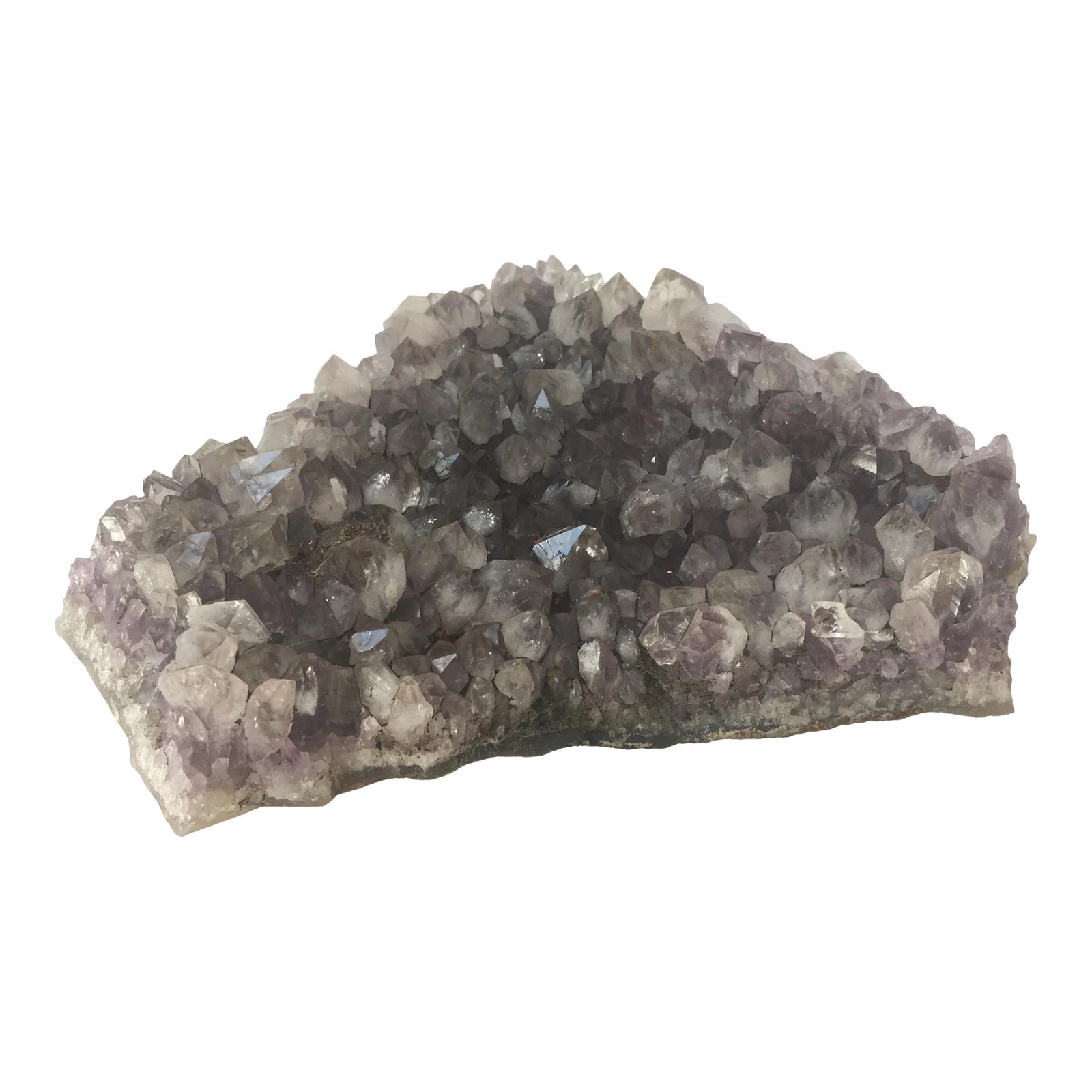 Mid 20th Century Amethyst Quartz Geode Specimen | Chairish