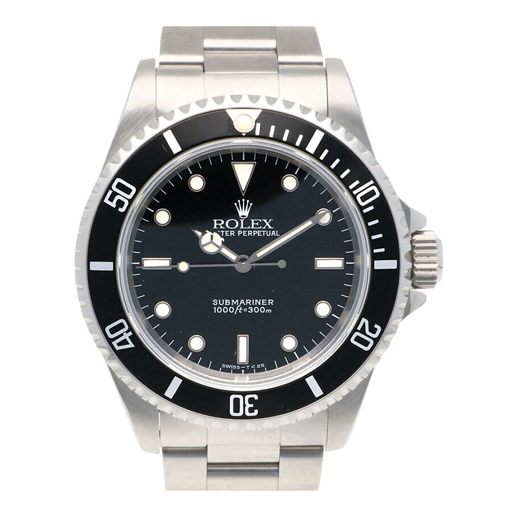Rolex Submariner Oyster Perpetual Watch Stainless Steel 14060 Automatic ...