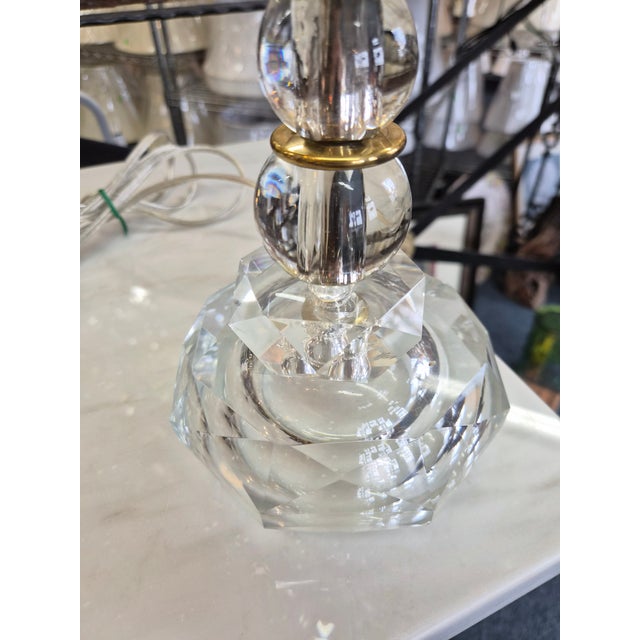 1960s St. Clair Paperweight Glass Company Lamp | Chairish