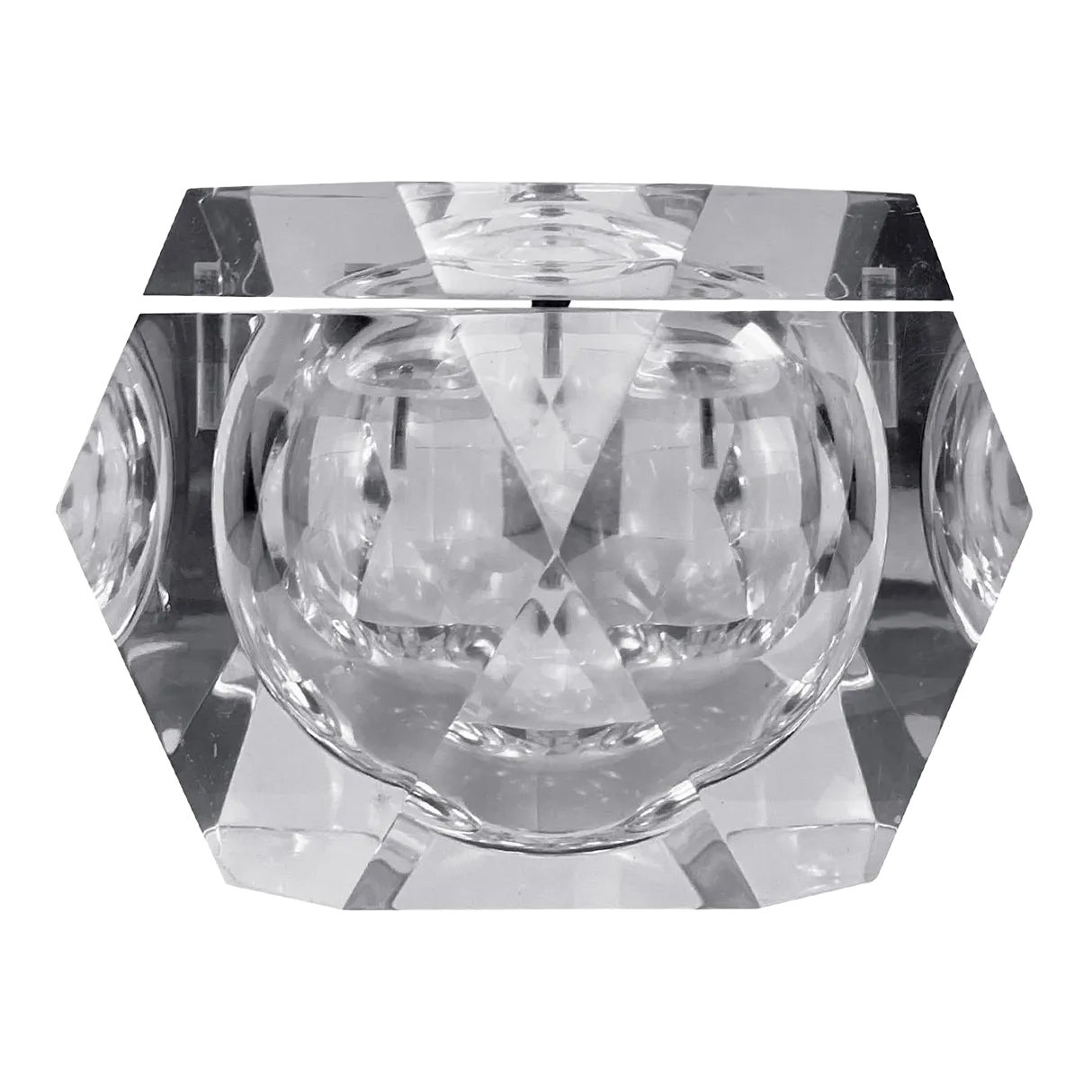 Vintage Postmodern Lucite Faceted Octagonal Ice Bucket by Carole ...