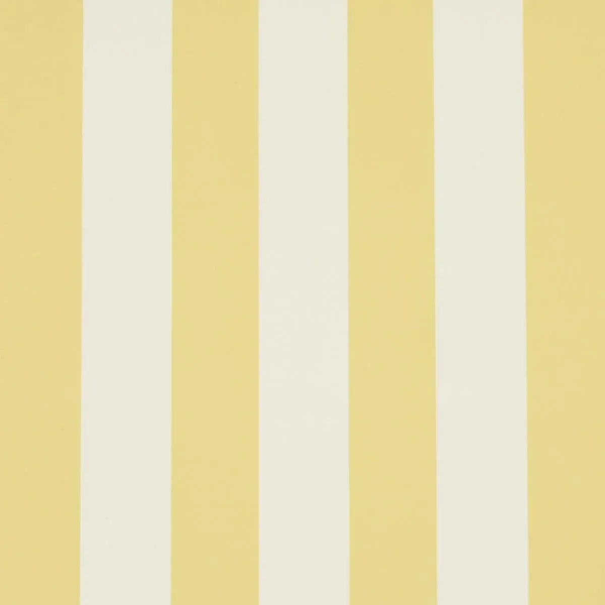 SAMPLE - Schumacher Emma Stripe Wallpaper In Yellow | Chairish