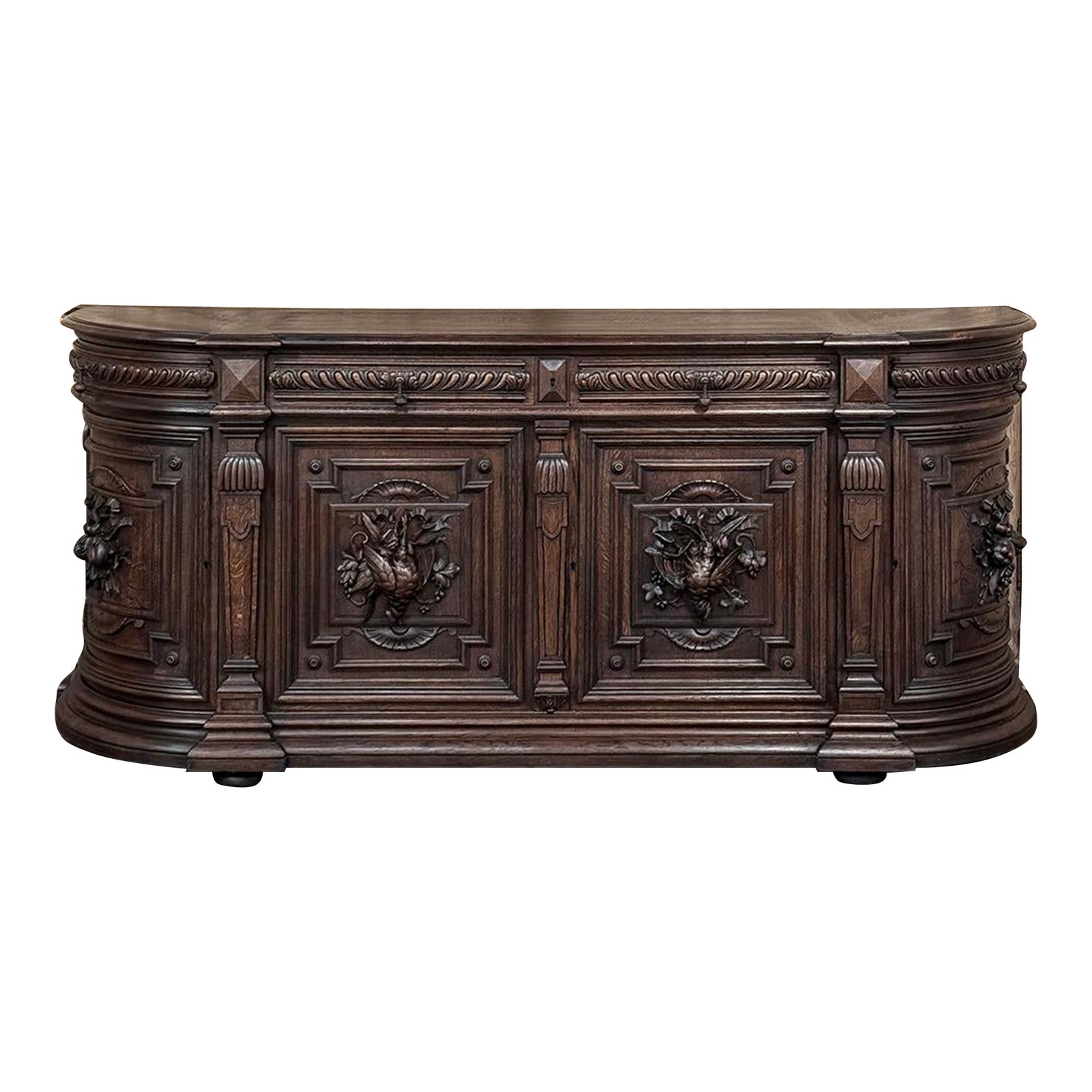 19th Century French Renaissance Hunt Buffet | Chairish