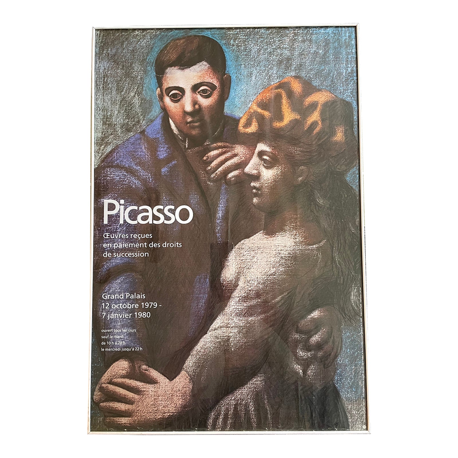 Picasso Exhibit Poster From Grand Palais in Paris, 1979, Framed in ...