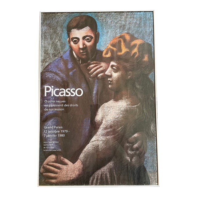 Picasso Exhibit Poster From Grand Palais in Paris, 1979, Framed in ...