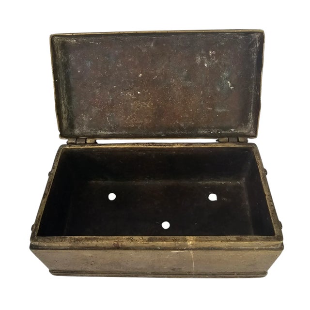 Southeast Asian Filipino Brass Betel Nut Box Hand Crafted Box 7.5 ...
