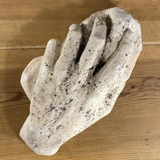 Stone Hand Sculpture, 1950s, Stone | Chairish