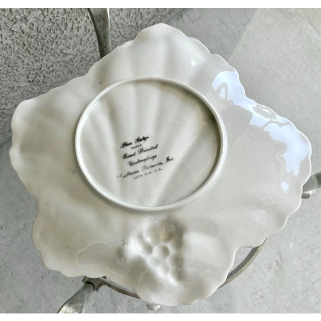 1930s Blue Ridge Southern Potteries Maple Leaf Trompe l'Oeil Relish ...