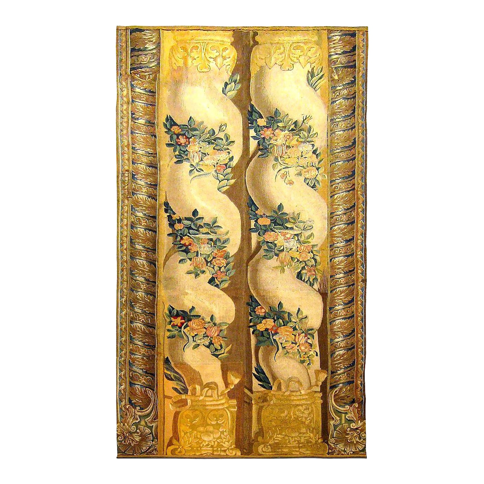 17th Century French Tapestry Panel | Chairish