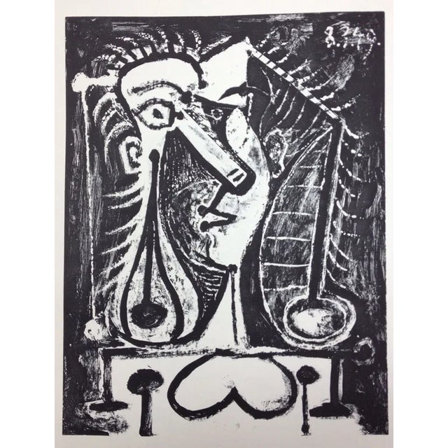 1959 Picasso Lithograph Composite Figure | Chairish