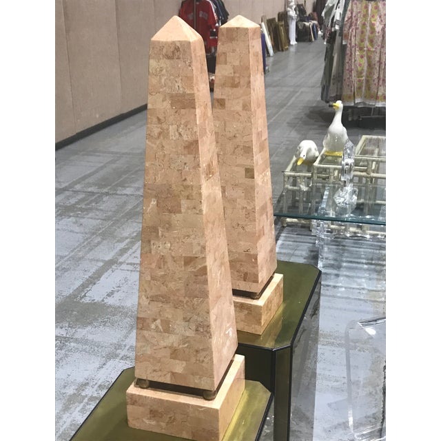 Mid Century Modern Obelisks - A Pair | Chairish