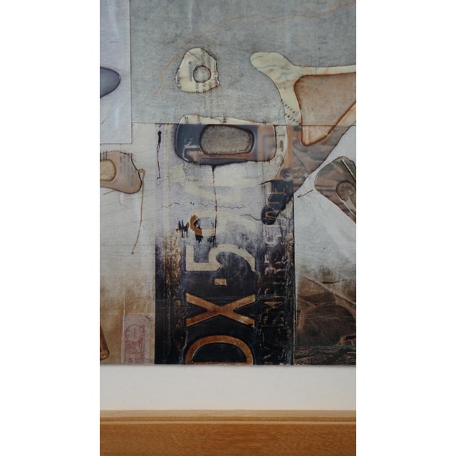 Ron F. Linder Abstract Painting & Collage, Paleo Series: Maturation ...