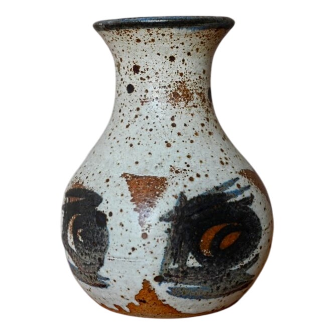 Scandinavian Brutalist Danish Vase by Henning Rasmussen for Ting ...