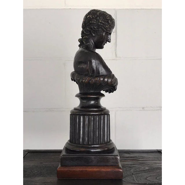 Grand Tour Style Bronze Bust of Clytie | Chairish