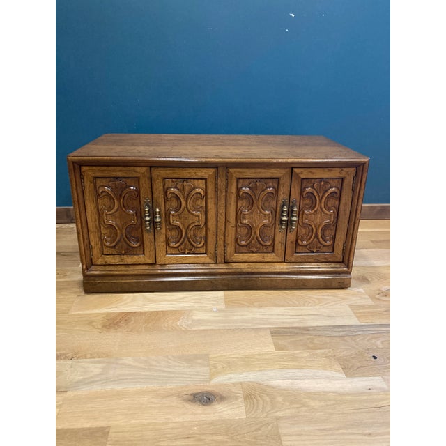 1960s Drexel Low Side Table Entertainment Stand | Chairish