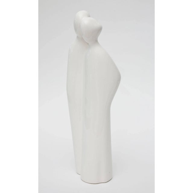 Rosenthal Netter Modernist White Porcelain Sculpture Vintage | Chairish