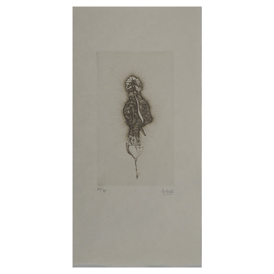 Fred Deux, Something, Original Engraving | Chairish