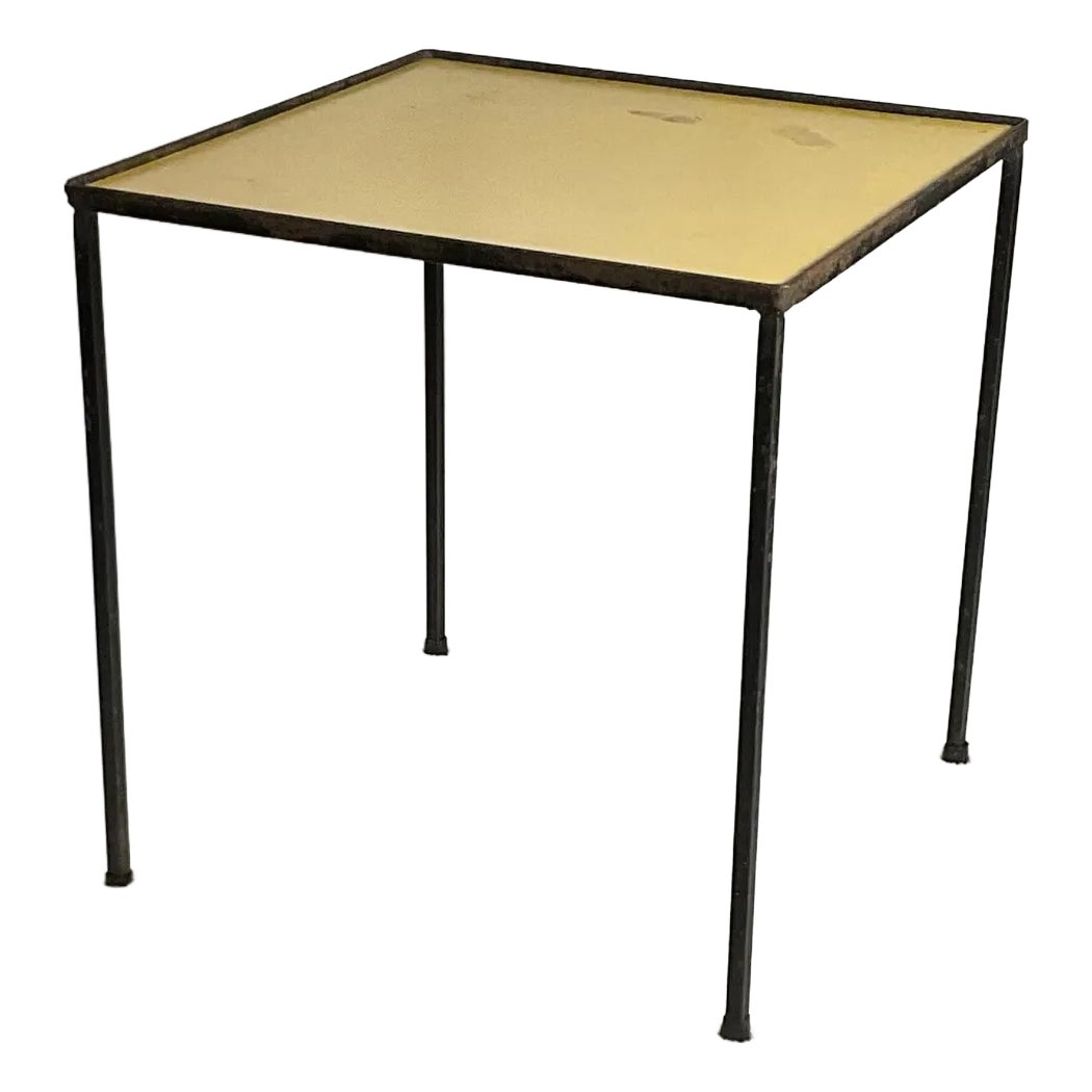 1950s Frederic Weinberg Style Square Side Table | Chairish