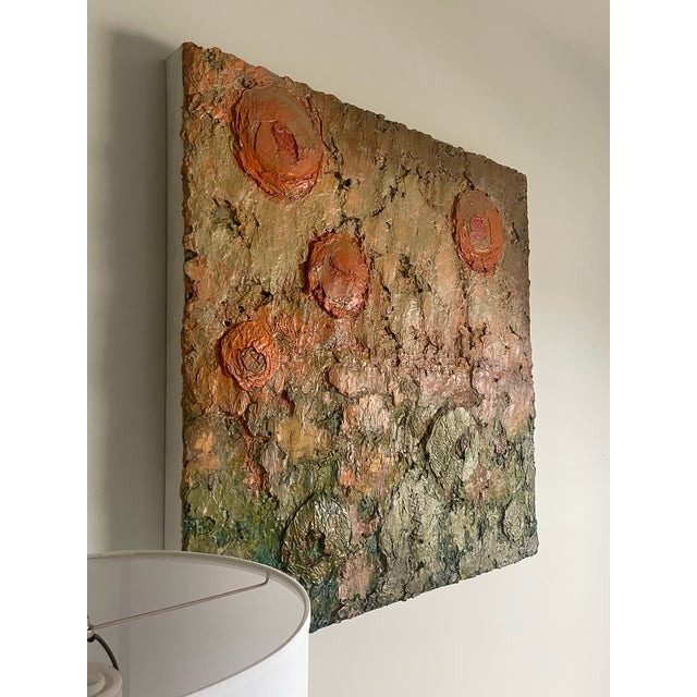 Modernist Abstract Impressionist Impasto Painting by June Blanco | Chairish