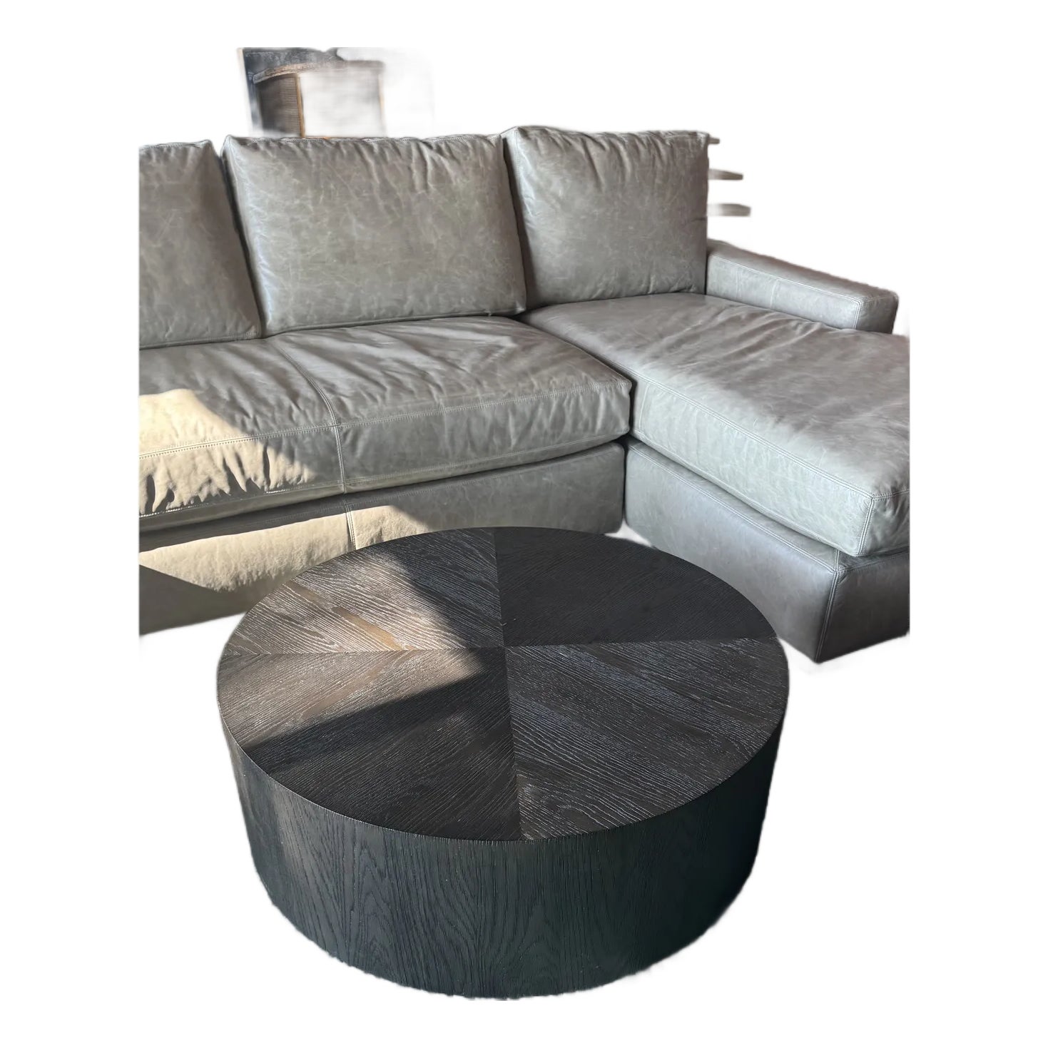 Rh Machinto Round Coffee Table | Chairish