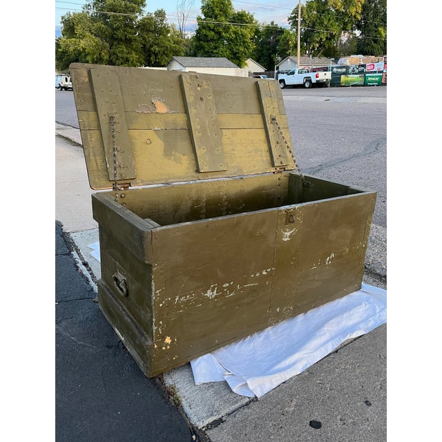 u.s. Army Tool Chest Circa Early 1900s | Chairish