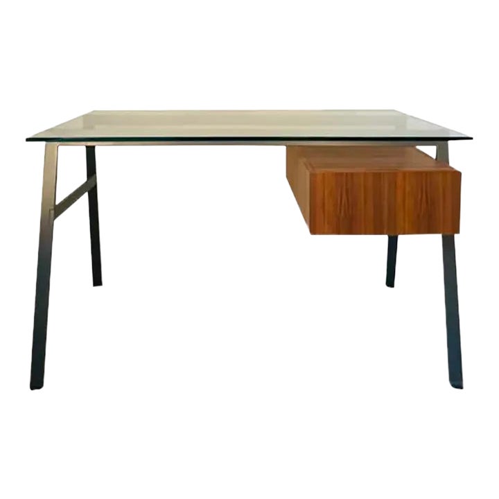 Design Within Reach Contemporary American Walnut Single Drawer Desk ...