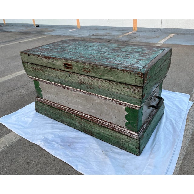 Antique Pine Carpenter’s Chest | Chairish