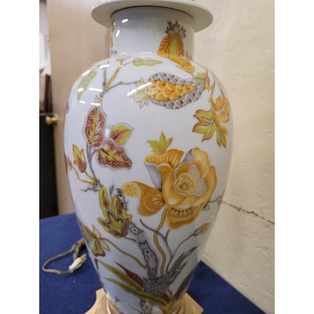 1950's Italian Porcelain Lamp by Marbro Lamp Co. | Chairish