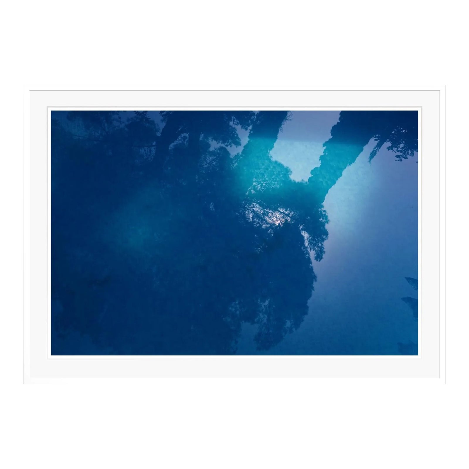Blue by Stuart Möller Framed | Chairish