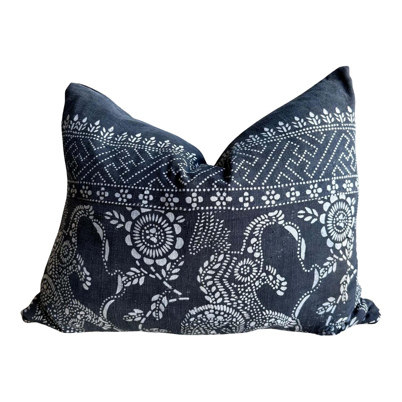Vintage Japanese Boro Cloth Pillow | Chairish