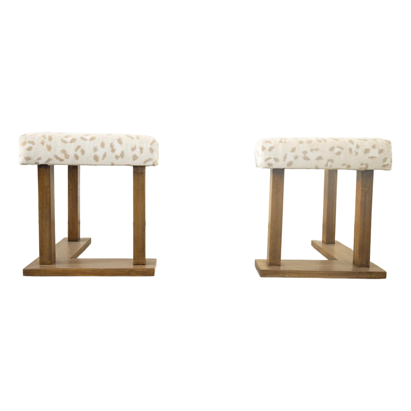 Custom Fire Surround / Fire Fender Upholstered in Scalamandré - Set of ...