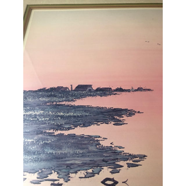 Mid 20th Century "Inlet" Abstract Artist's Proof Lithograph by Duane ...