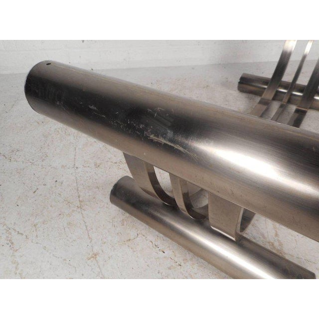 Vintage Modern Harp Shaped Coffee Table by Dia | Chairish