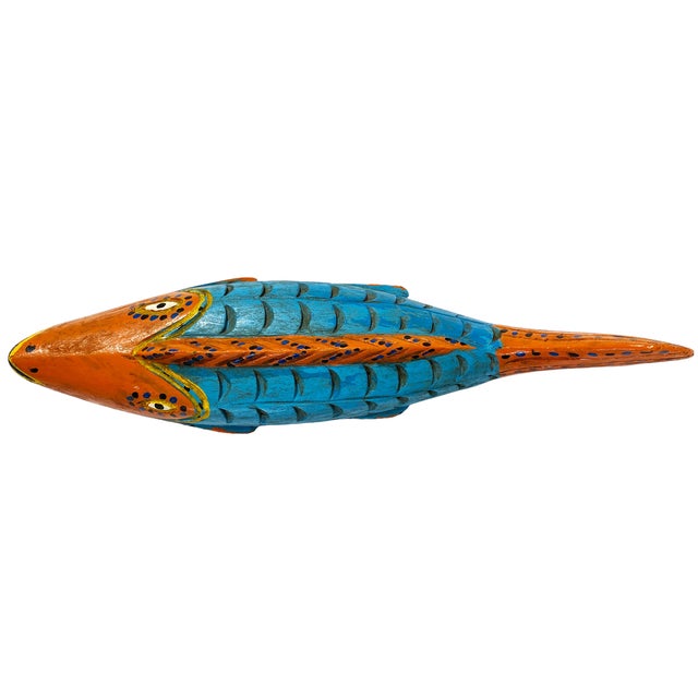 African Wooden Fish Bozo Tribe Mali 17" | Chairish
