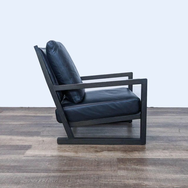 Camerich Modern Simon Leather Lounge Chair | Chairish
