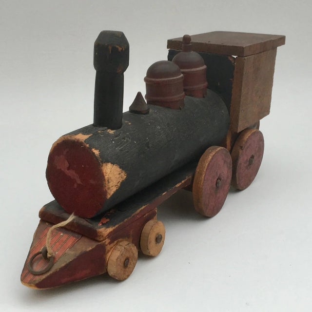 C.1880 Toy Train Carrying a Puzzle - Chicago Limited Vestibule | Chairish