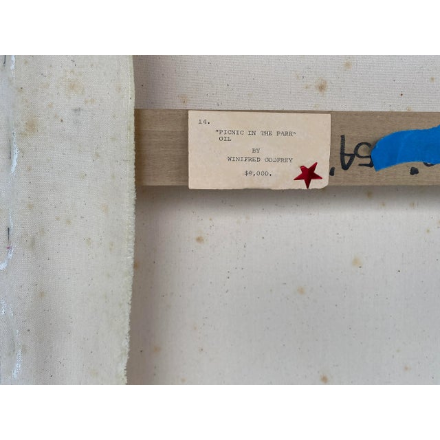 Winifred Godfrey Triptych Paintings Oil on Canvas-Set of 3 | Chairish