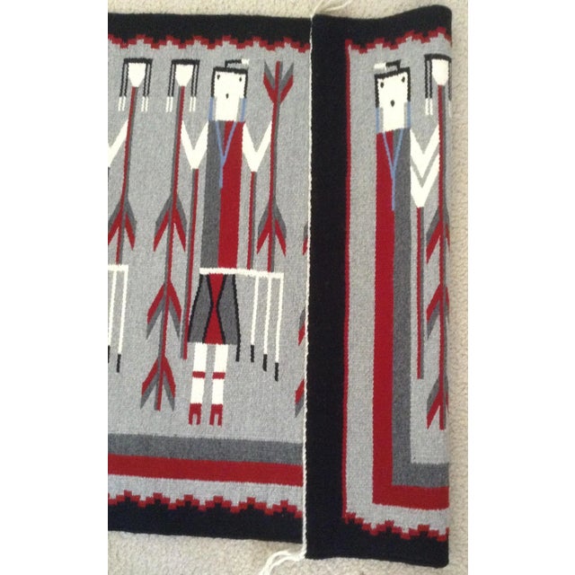 Navajo Yeibichai Weaving Rug - 2′6″ × 4′2″ | Chairish