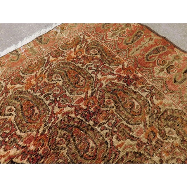 Antique Persian Tan Rug | Chairish