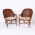 Pair of Vintage British Colonial Style Arm Chairs | Chairish