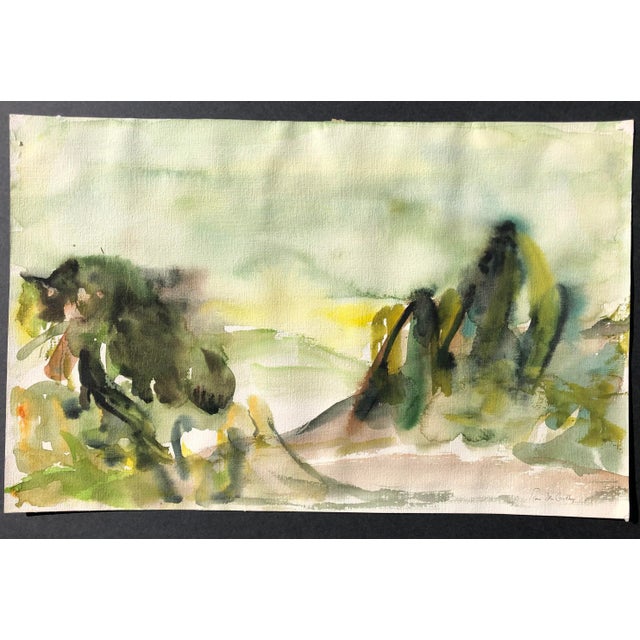 1950s Rose McCarthy Abstract Modern Landscape | Chairish